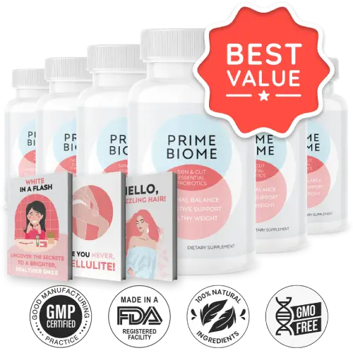 PrimeBiome for Gut, Skin & Inflammation Relief